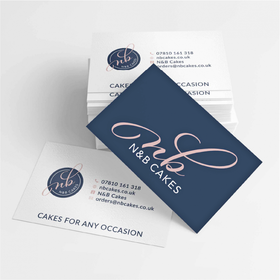 N&B Cakes | Newark | Logo and brand design - Primrose and Bee