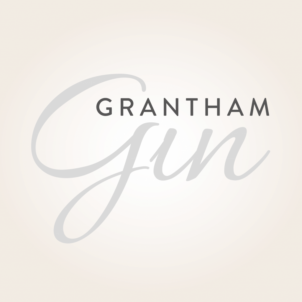 Grantham Gin - logo design, branding & bottle label design