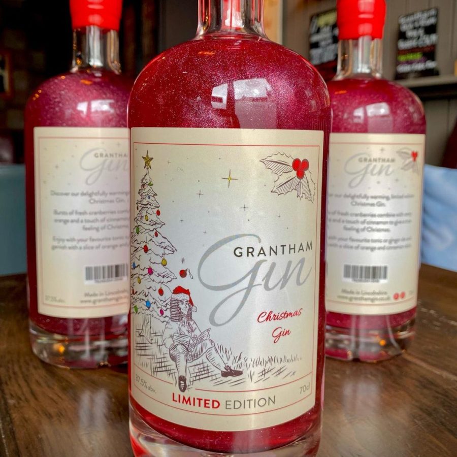 Grantham Gin - logo design, branding & bottle label design